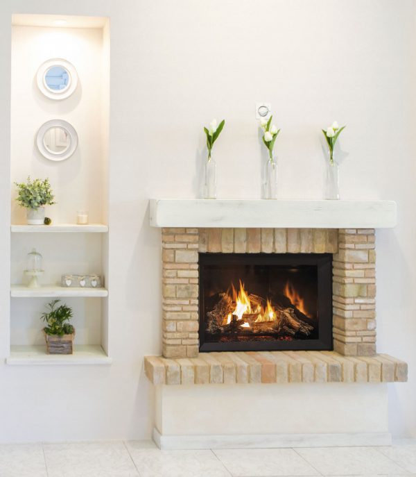 Caminetto rustico con panca Vischio Caminetti Carfagna | Fuoco & Design