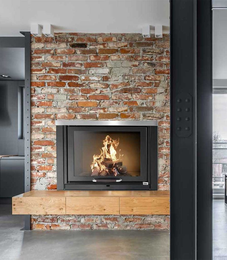 Termocamino TKR 27 a Legna Idro Klover | Fuoco & Design